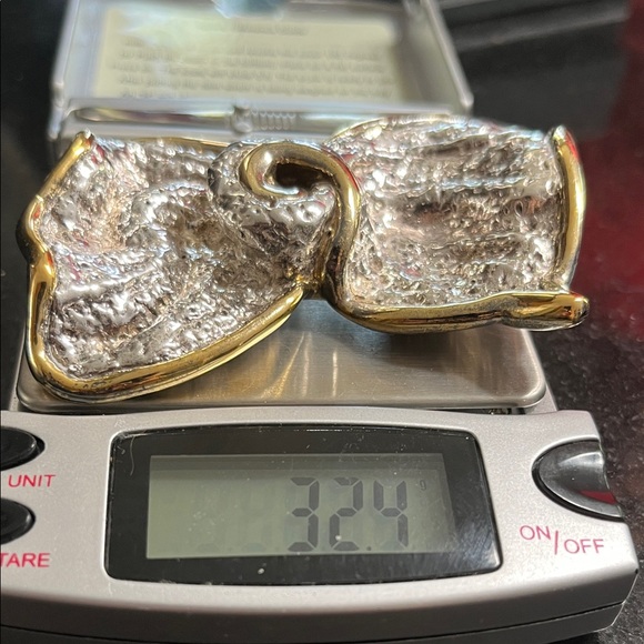 Wearables | Gold And Silver Bowshaped Wearable Accessory 925 Marking ...